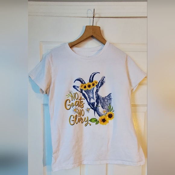 Hanes | Tops | Graphic Tee Goats | Poshmark